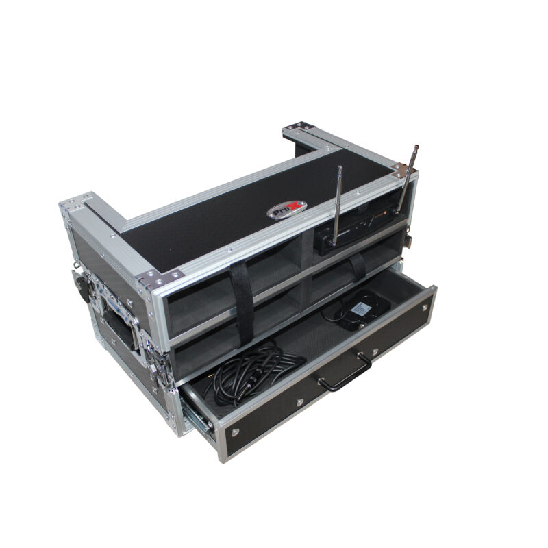 Wireless Microphone Case for 4 Units & Handheld Storage Plus 1 (2U ...