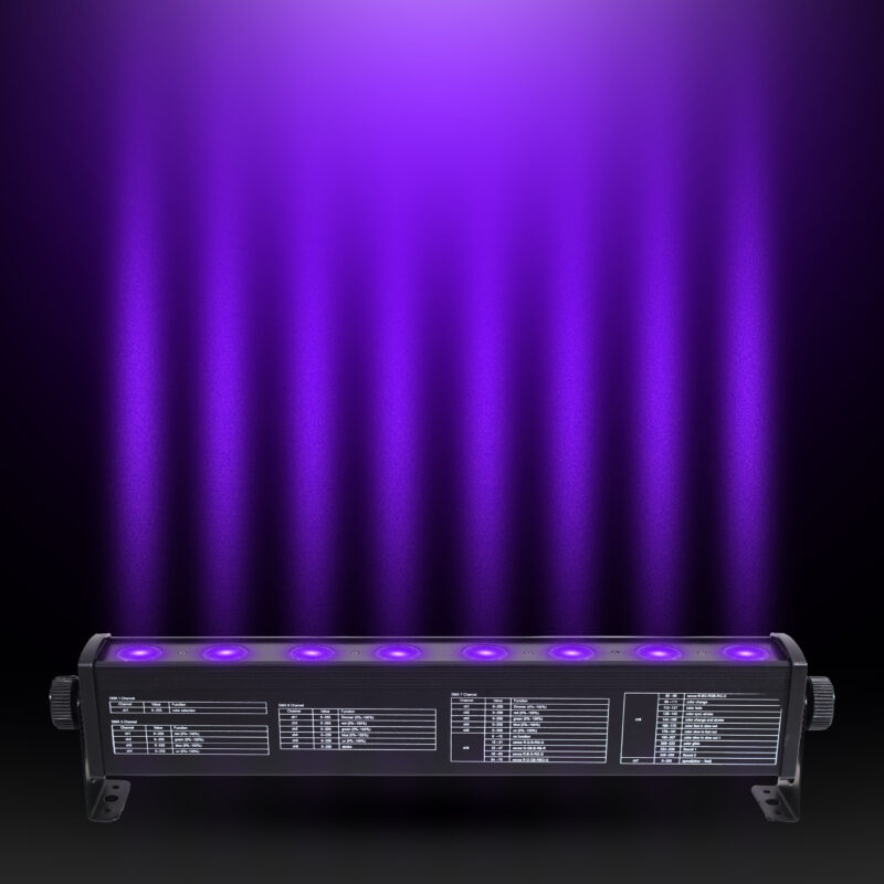 EVO RGB-UV Bar 8 32W High Power RGB-UV LED Wash Light – Sigmet