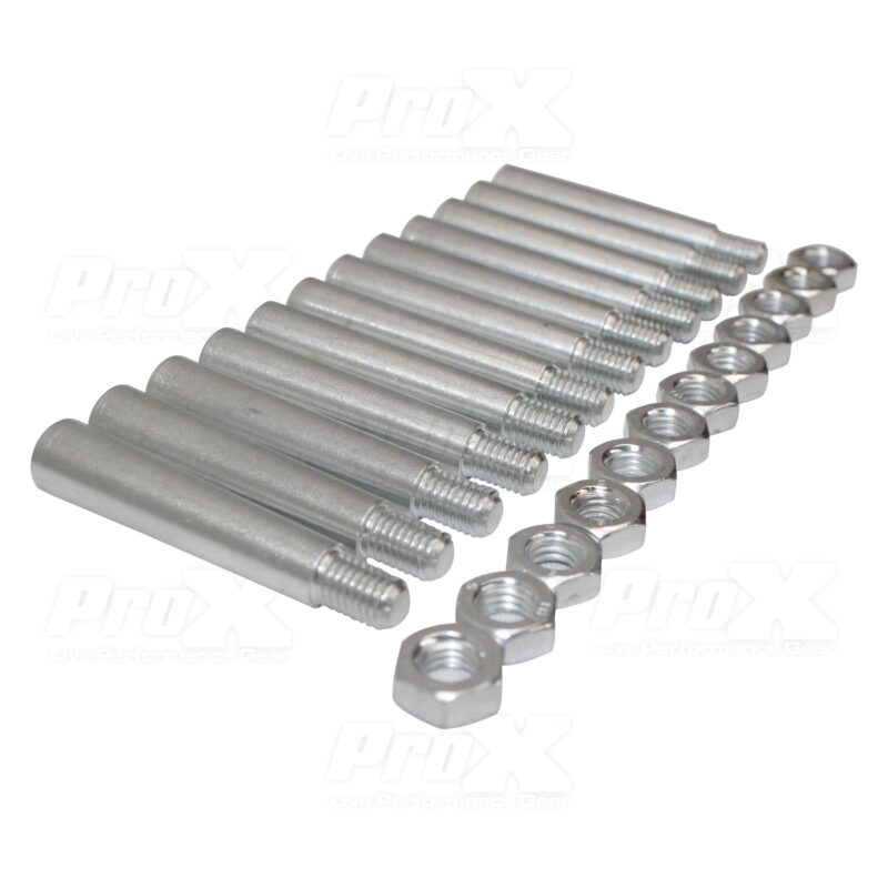 12 Pack Tapered Shear Pin With Threaded Tip And Nut For Conical Coupler ...