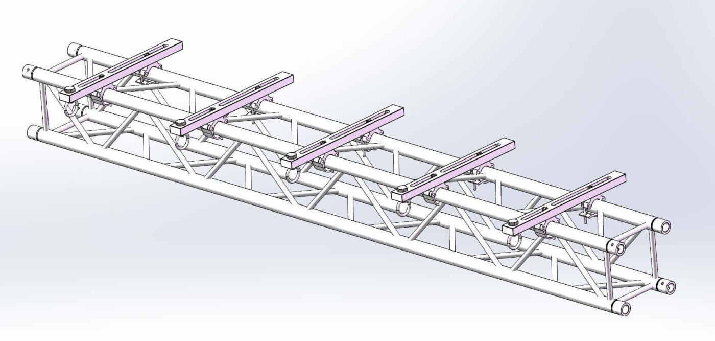 Adjustable Top Panel Point for Video Wall Truss Hanging Points – Sigmet