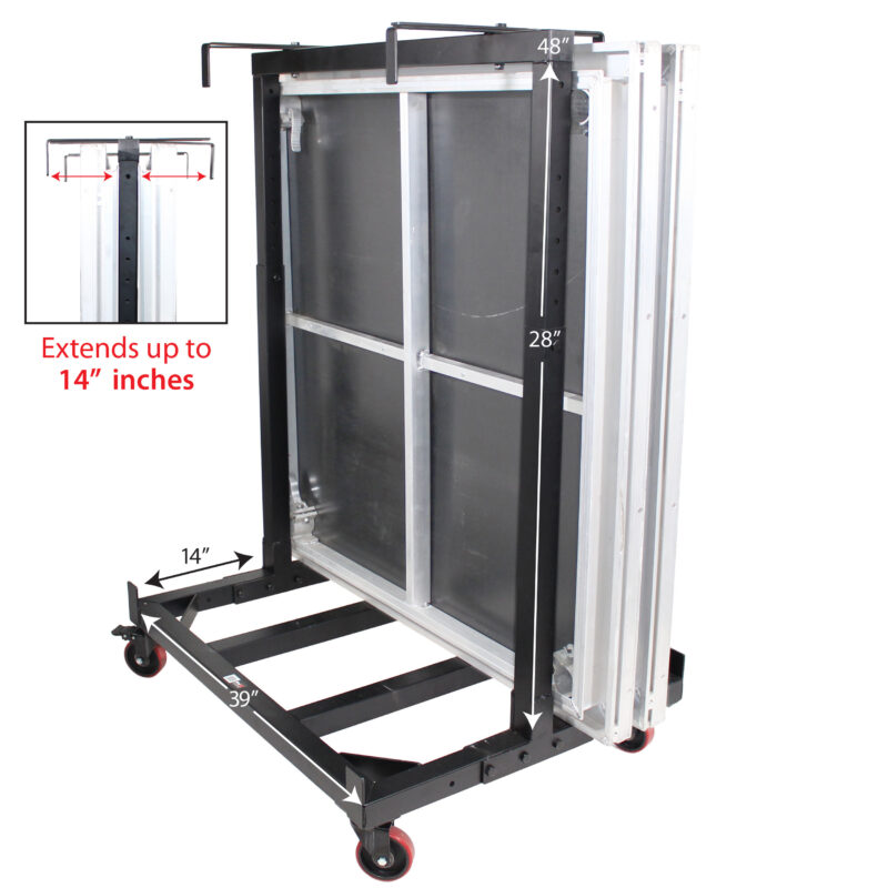 Rolling Dolly Cart for 4ft Width Stage Decks – Sigmet