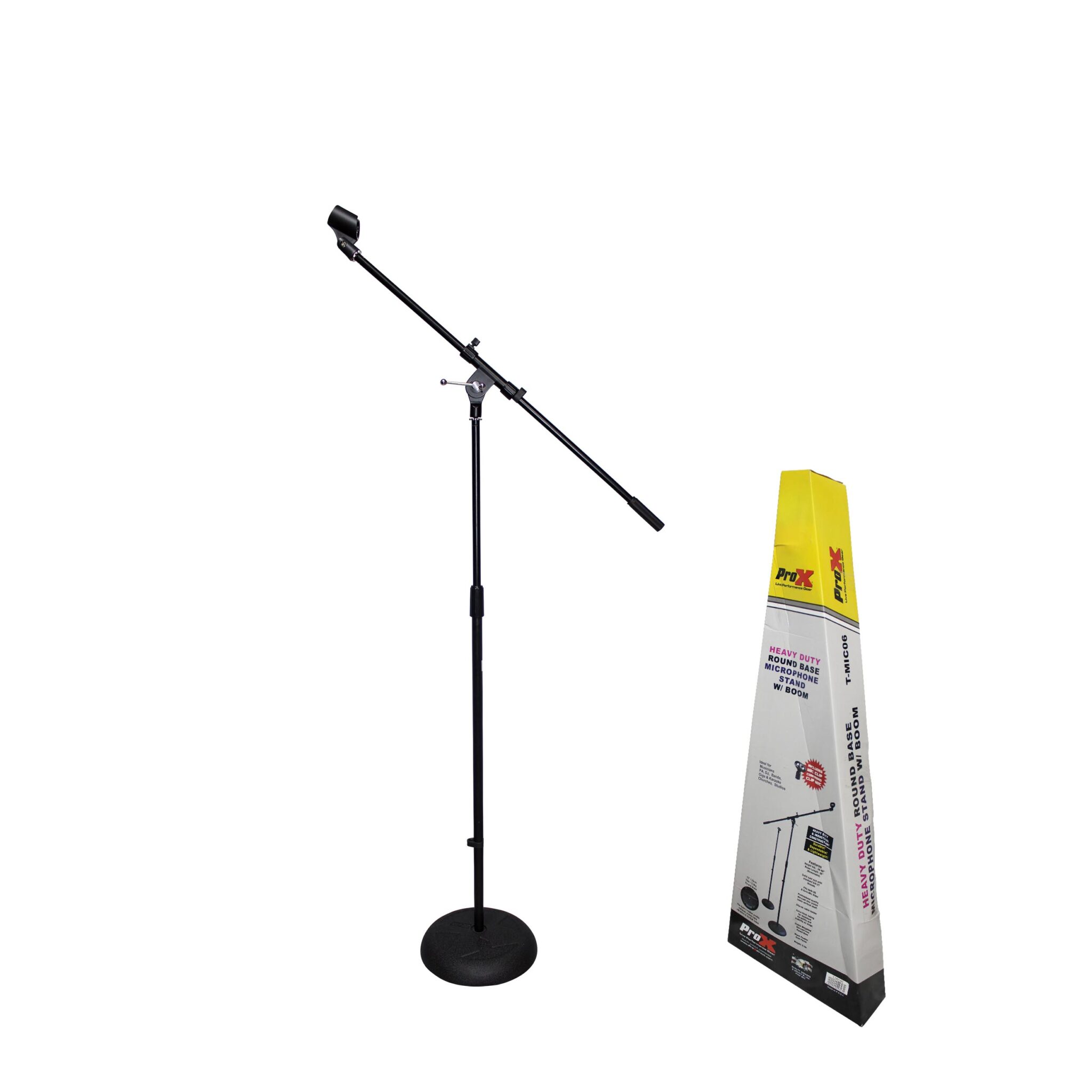 Round Base Microphone Stand W/Boom – Sigmet
