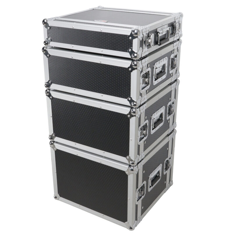 8U Deluxe Effects Rack Case 14 In Deep Rail to Rail – Sigmet