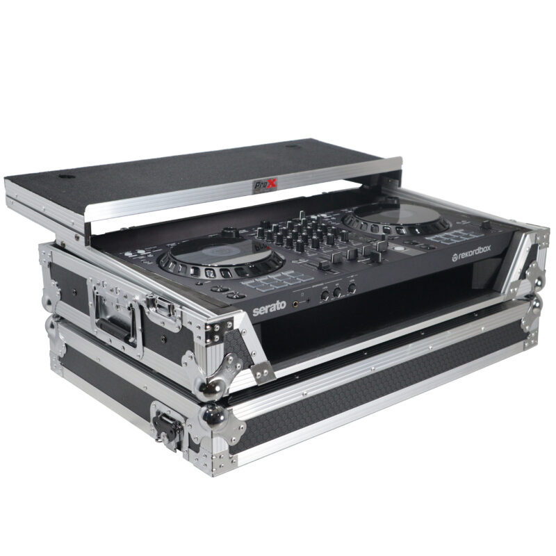 ATA Flight Case for Pioneer DDJ-FLX6 GT DJ Controller with Laptop Shelf ...
