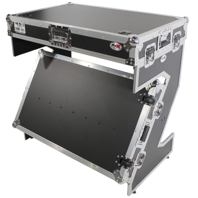 DJ Z-Table® Junior Workstation Portable Compact Booth Flight Case Table ...
