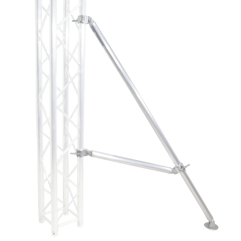 Outrigger Brace and Lower Support Bar with Hinged Rubber Feet. – Sigmet