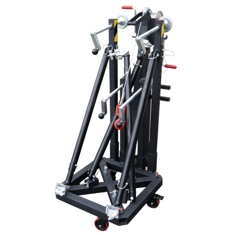 Rolling Ground Support Base w/ 4 Outriggers and Winch – 500 lbs ...