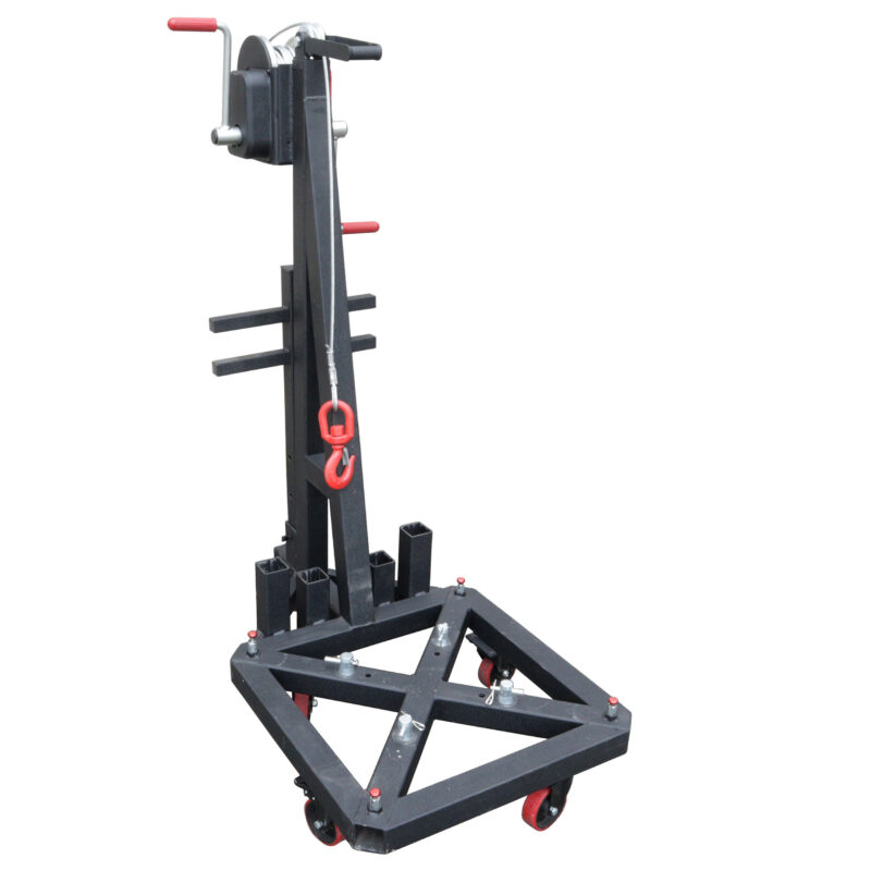 Rolling Ground Support Base w/ 4 Outriggers and Winch – 500 lbs ...