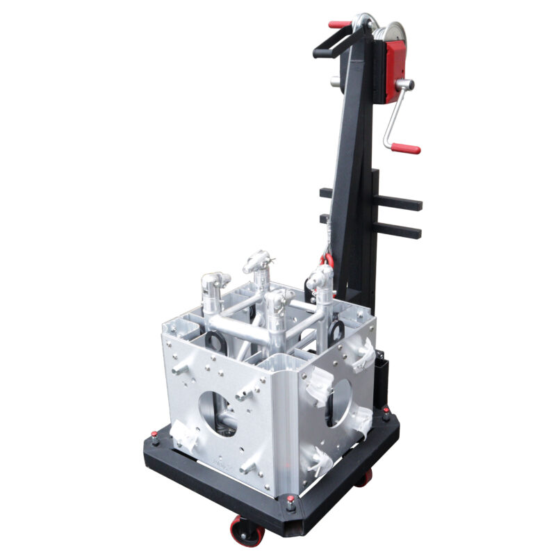 Rolling Ground Support Base w/ 4 Outriggers and Winch – 500 lbs ...