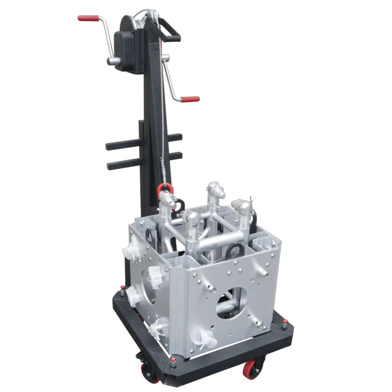 Rolling Ground Support Base w/ 4 Outriggers and Winch – 500 lbs ...