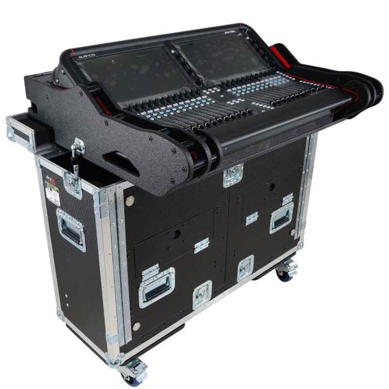 For Allen and Heath AVANTIS Flip-Ready Hydraulic Console Easy Retracting Lifting Case by ZCASE ...